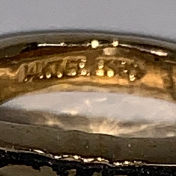 Joseph Esposito | Jewelry | 4 Kt Ge Espo Vintage Gold Ring Size 4 14 ...